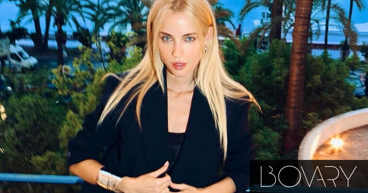 H Δούκισσα Νομικού στις Κάννες φωτογραφίζεται με σικάτο black & white look | BOVARY